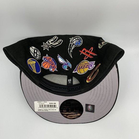 New Era | Accessories | Nba All Over Logo Patch 9fifty New Era Hat ...